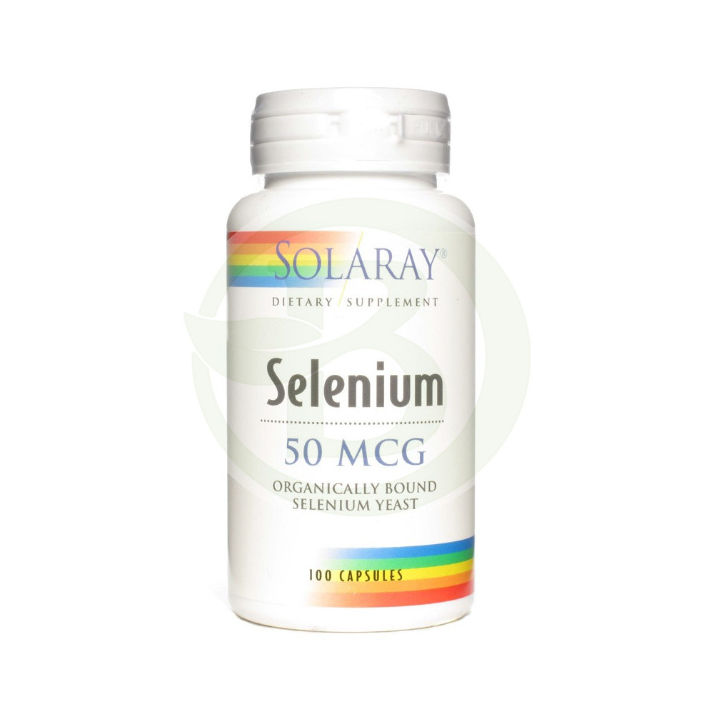 Selenium 50Mcg. 100 Cápsulas Solaray
