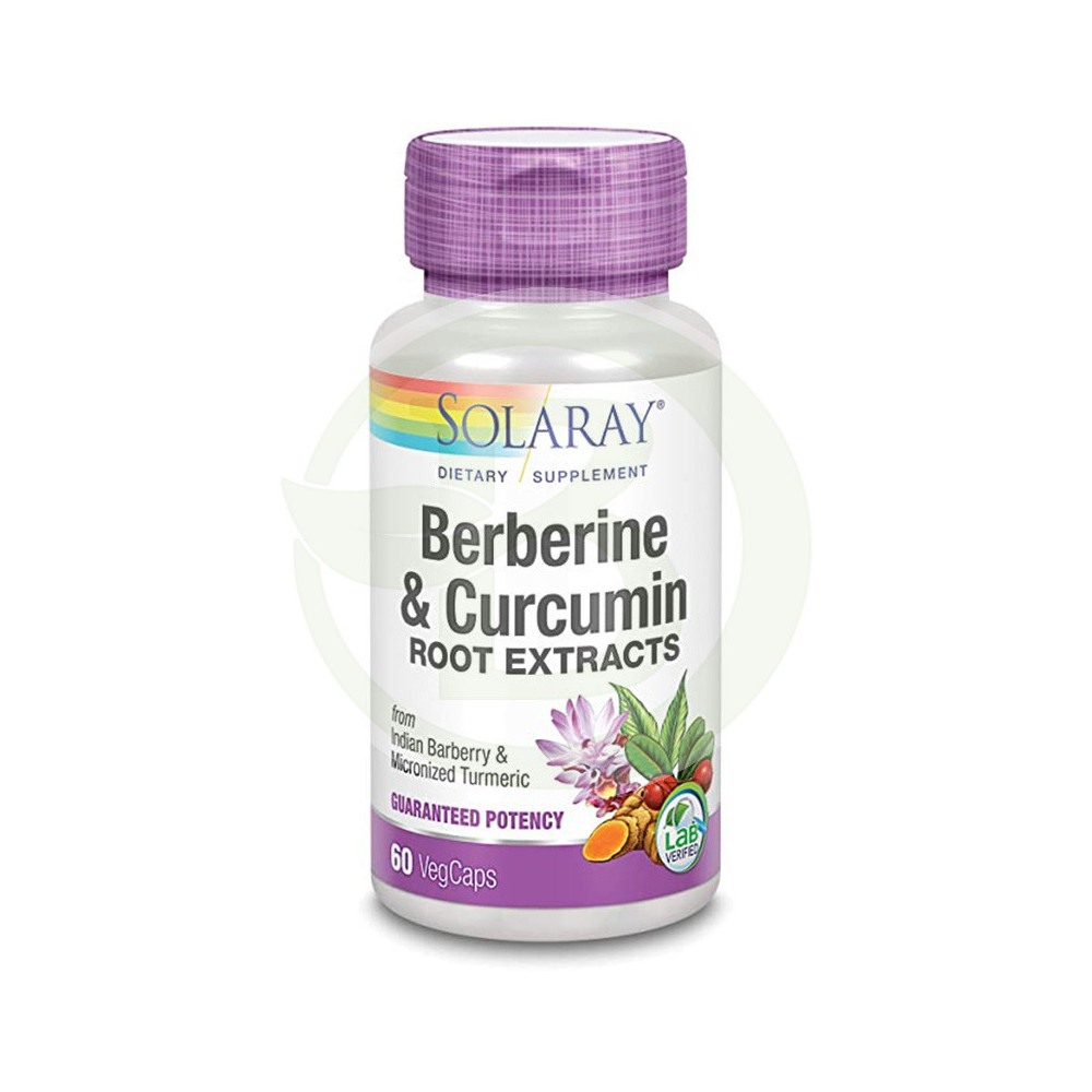 Berberine & Curcumin【 SOLARAY 】- Bioherbolario